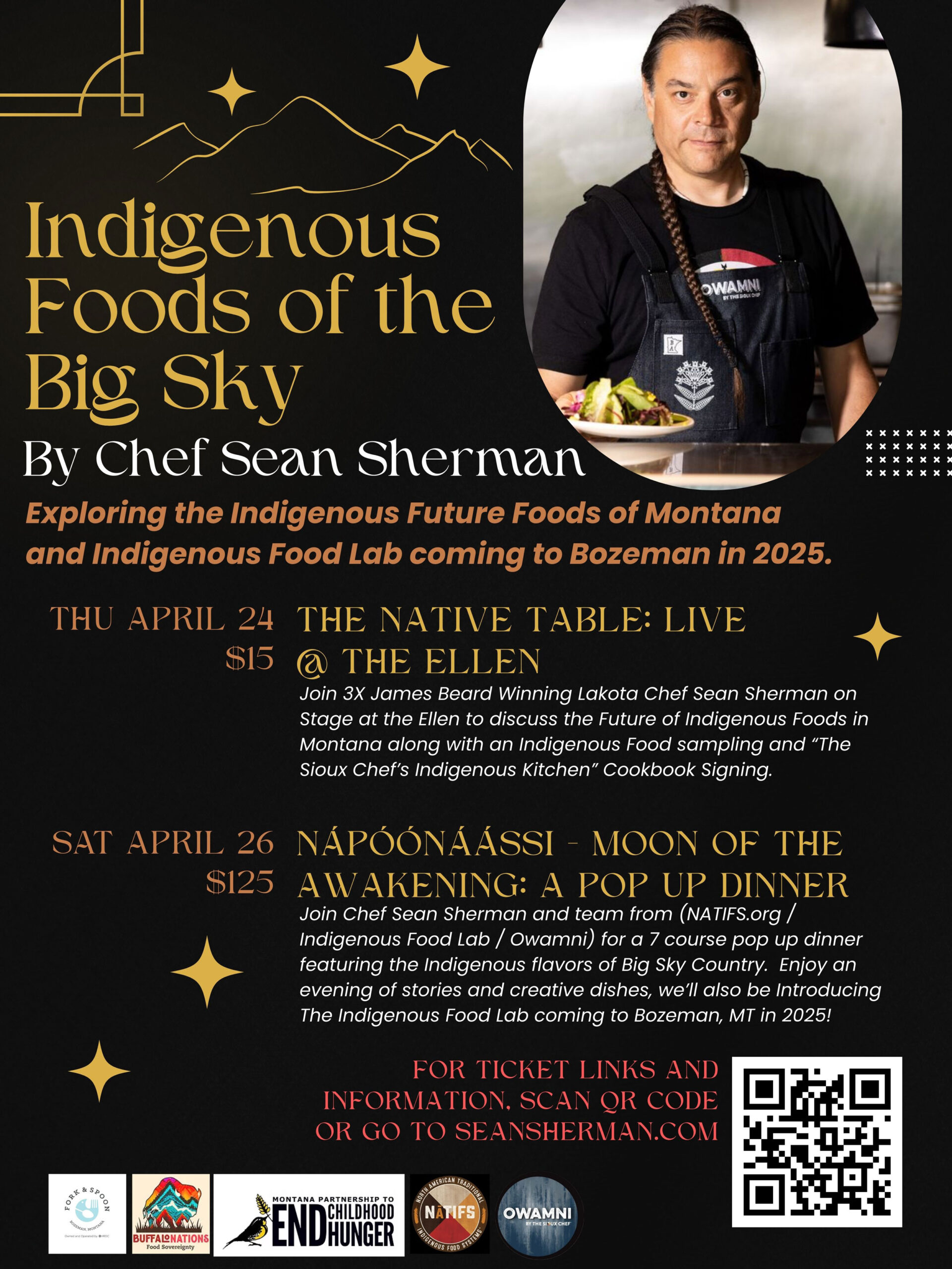 Indigenous Foods of the Big Sky - The Native Table Live with Chef Sean ...